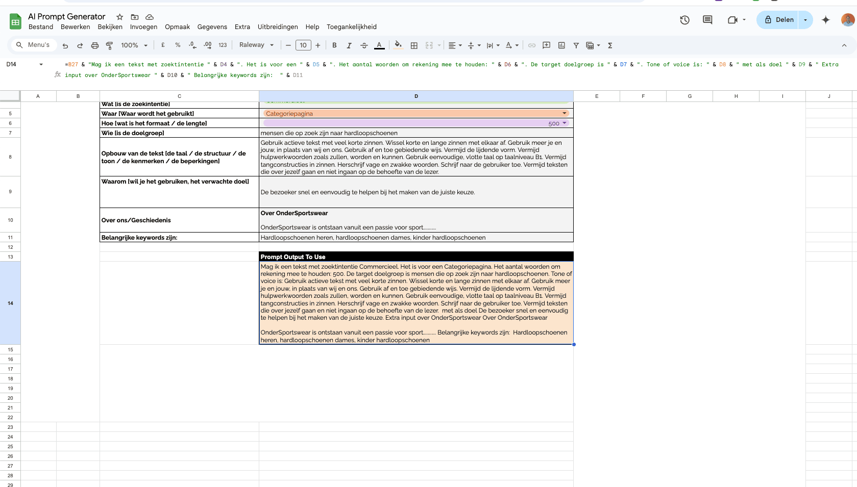 Maak een prompt generator voor jouw bedrijf | Bureau Onder